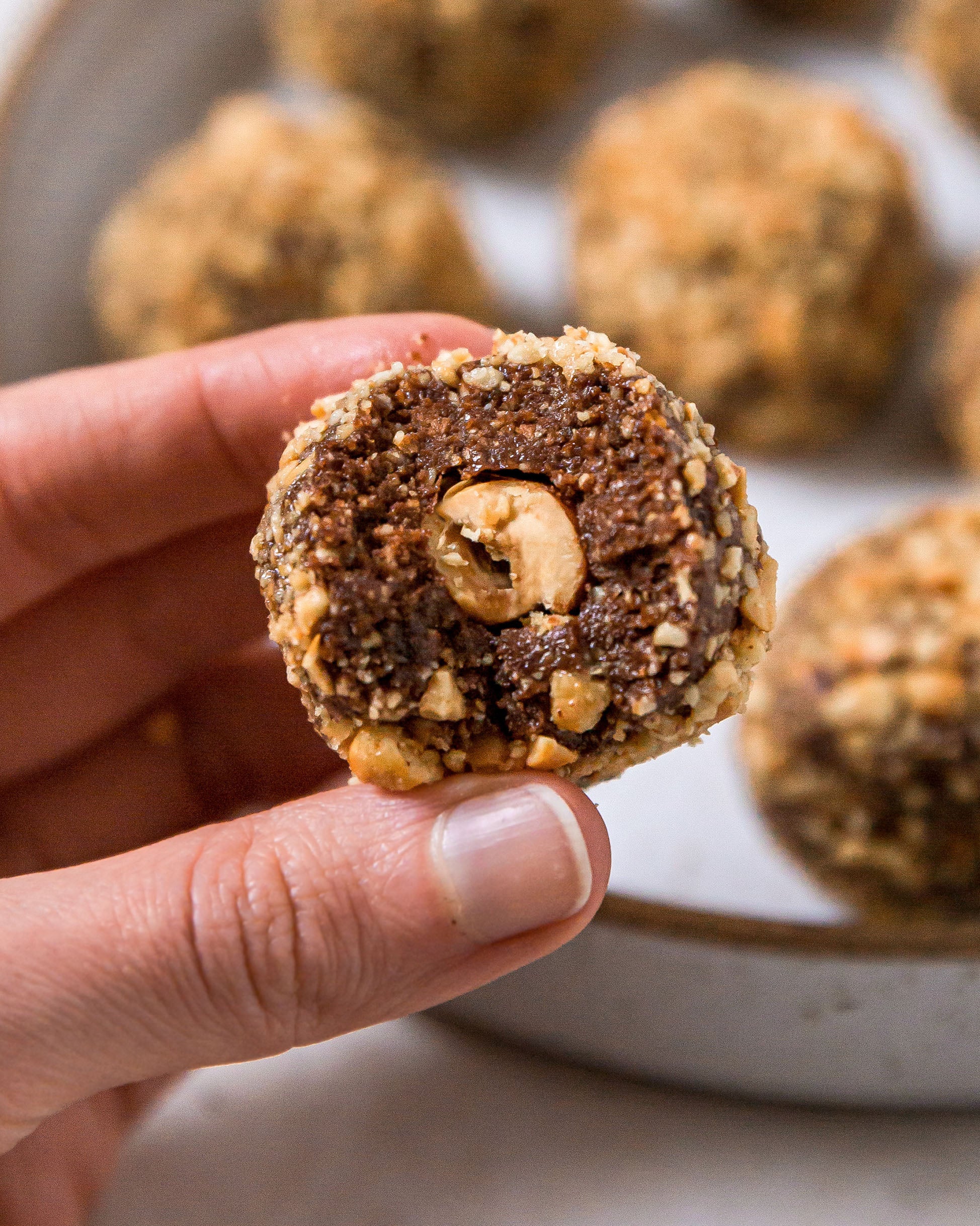 Cherry Hazelnut Bites – Honey Mama's