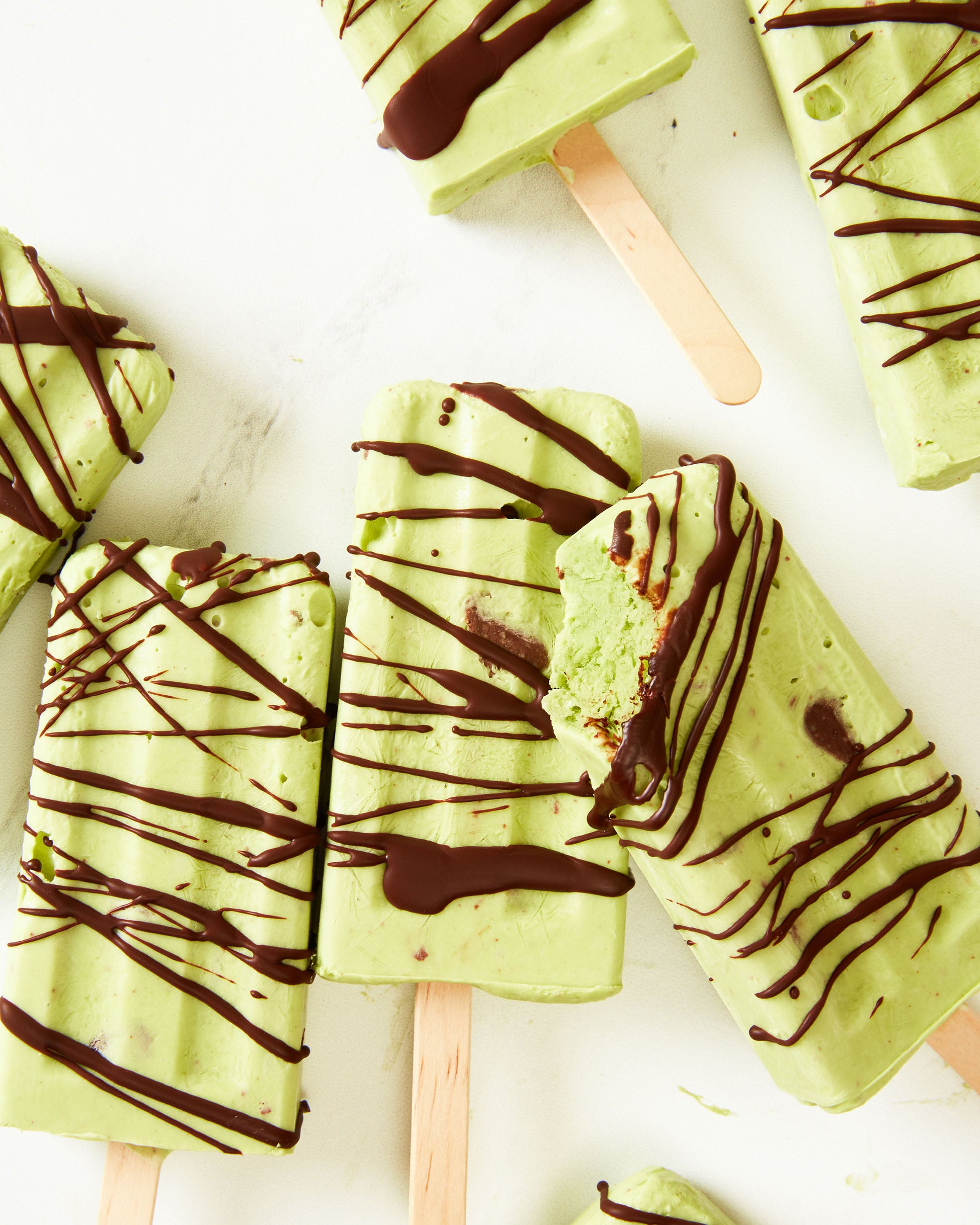 Creamy Avocado Mint Pops – Honey Mama's
